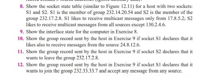 Solved 8. Show the socket state table (similar to Figure | Chegg.com