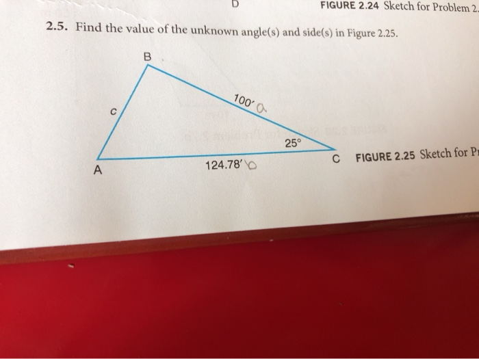 Solved 2.5. Find the value of the unknown angle(s) and | Chegg.com