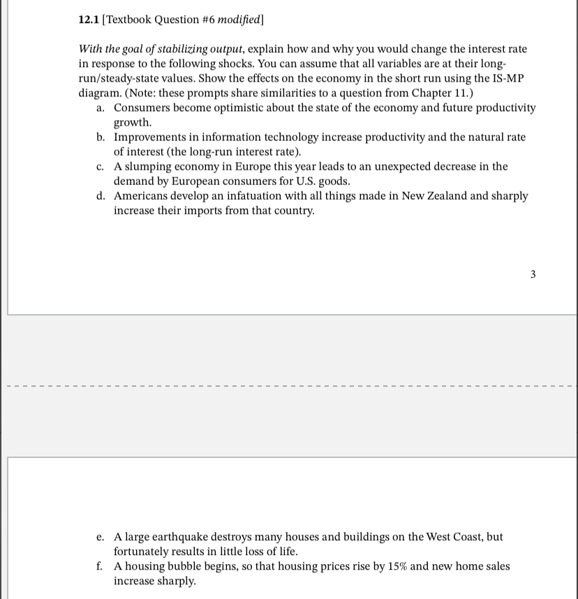Solved 12.1 [Textbook Question #6 ﻿modified]With the goal of | Chegg.com
