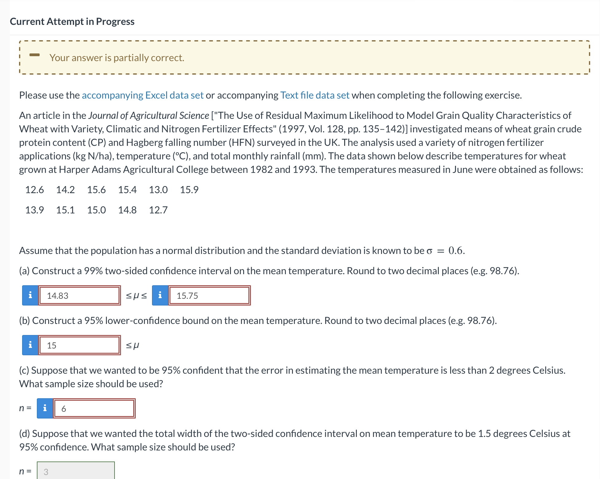 Solved Please use the accompanying Excel data set or | Chegg.com