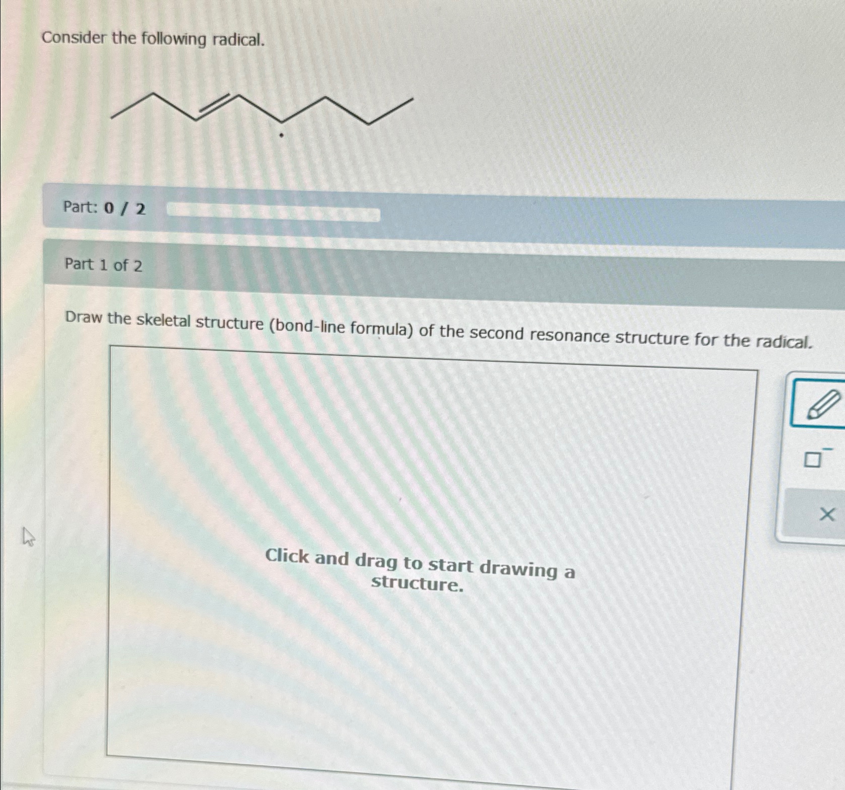 Solved Consider the following radical.Part: 0 / 2Part 1 ﻿of | Chegg.com