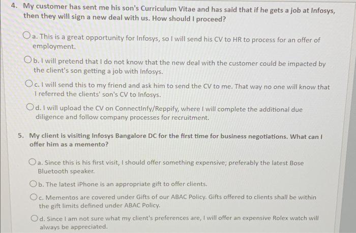 Solved Anti bribery and anti-corruption module 1. What are | Chegg.com