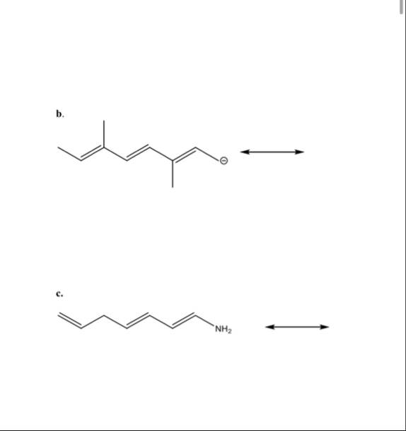 Solved c.Draw possible resonance structures for the | Chegg.com