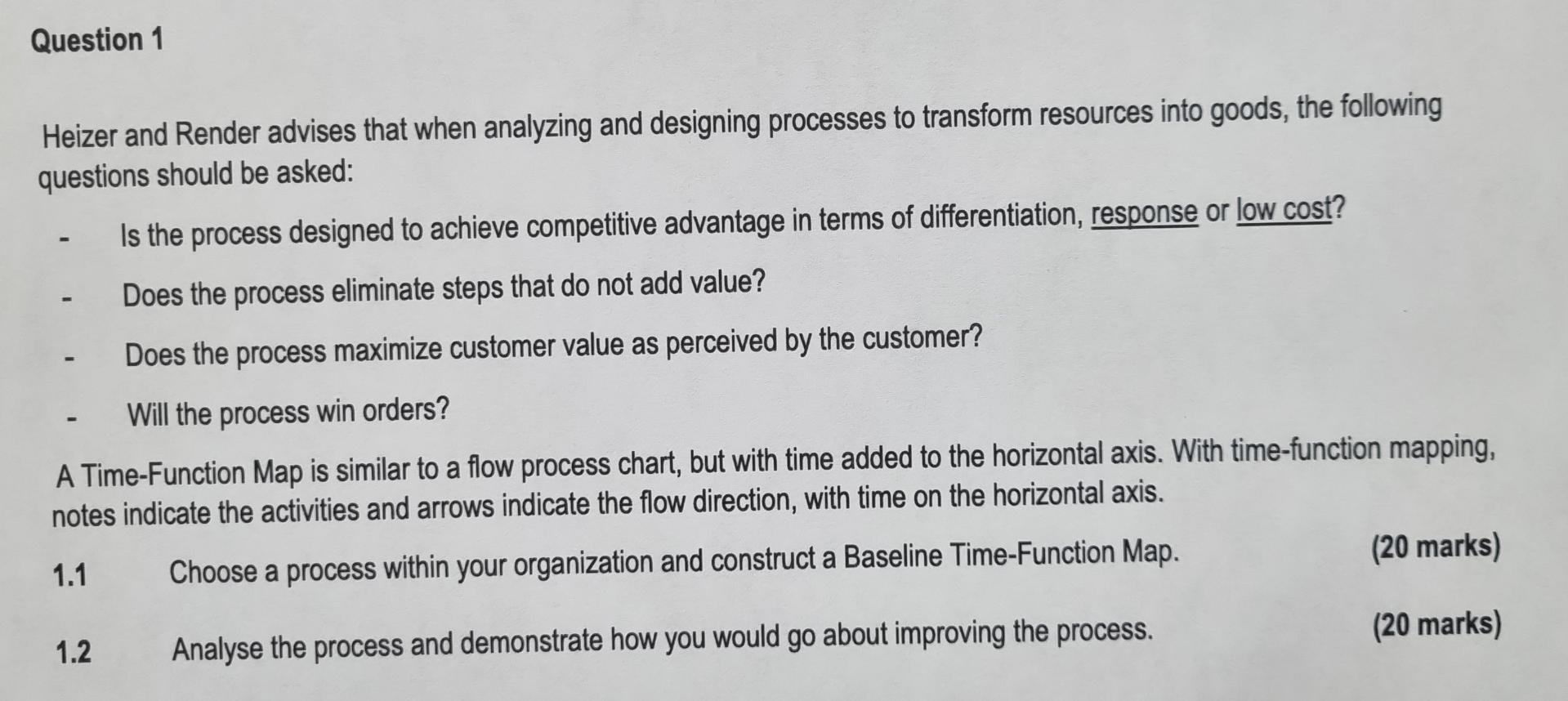 Solved 1.2 Analyse the process and demonstrate how you would | Chegg.com