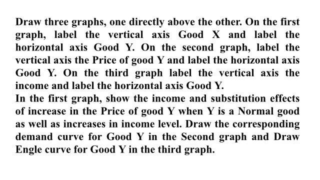 Solved Draw three graphs, one directly above the other. On | Chegg.com