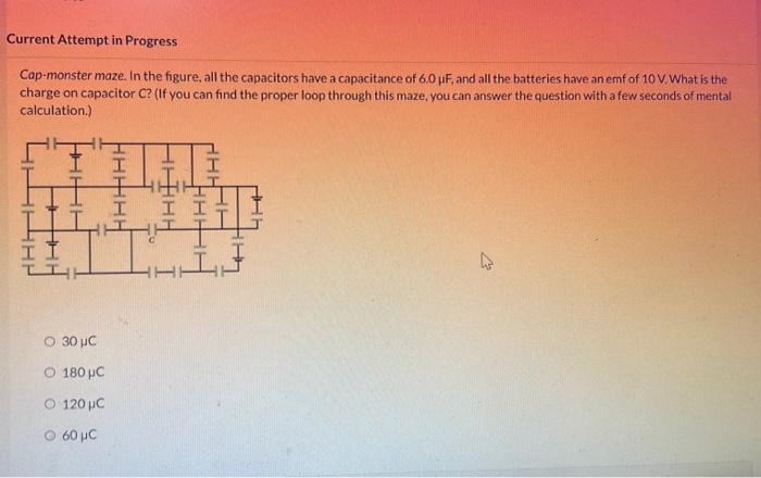 Solved Cap-monster maze. In the figure, all the capacitors | Chegg.com