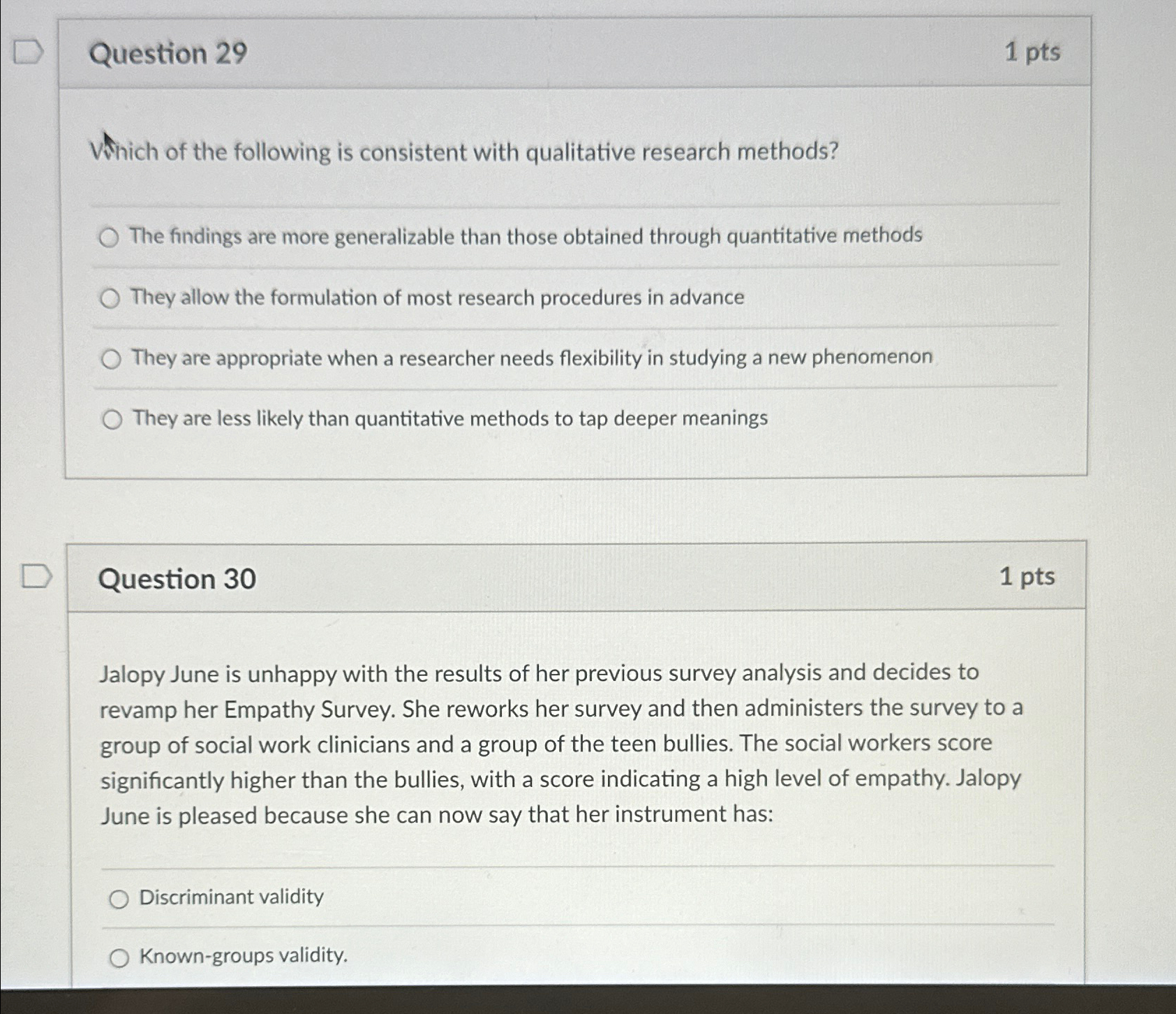 Solved Question 291ptshich of the following is consistent | Chegg.com