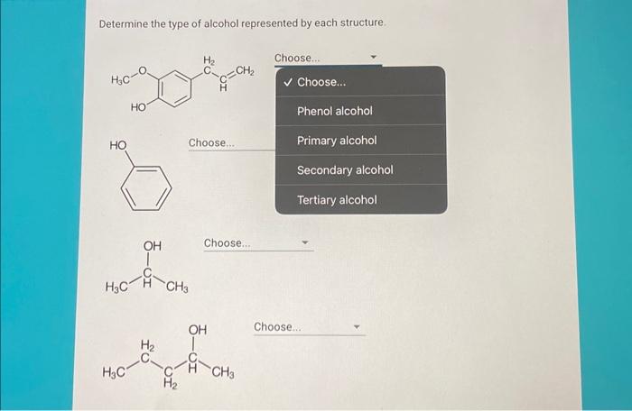Solved The ceric ammonium nitrate (CAN) test shows the | Chegg.com