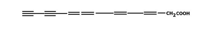 Solved The mycocine compound whose line structure appears in | Chegg.com