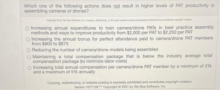 Solved Which one of the following actions does not result in | Chegg.com