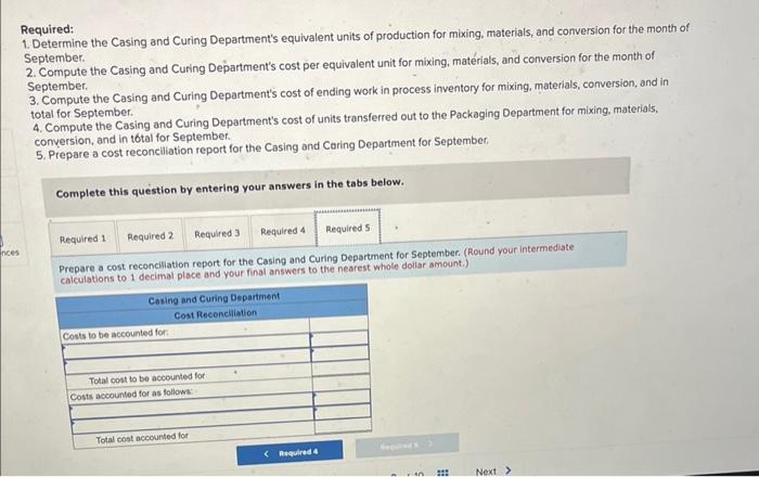 Solved Problem 5-13 (Algo) Comprehensive Problem; Second | Chegg.com