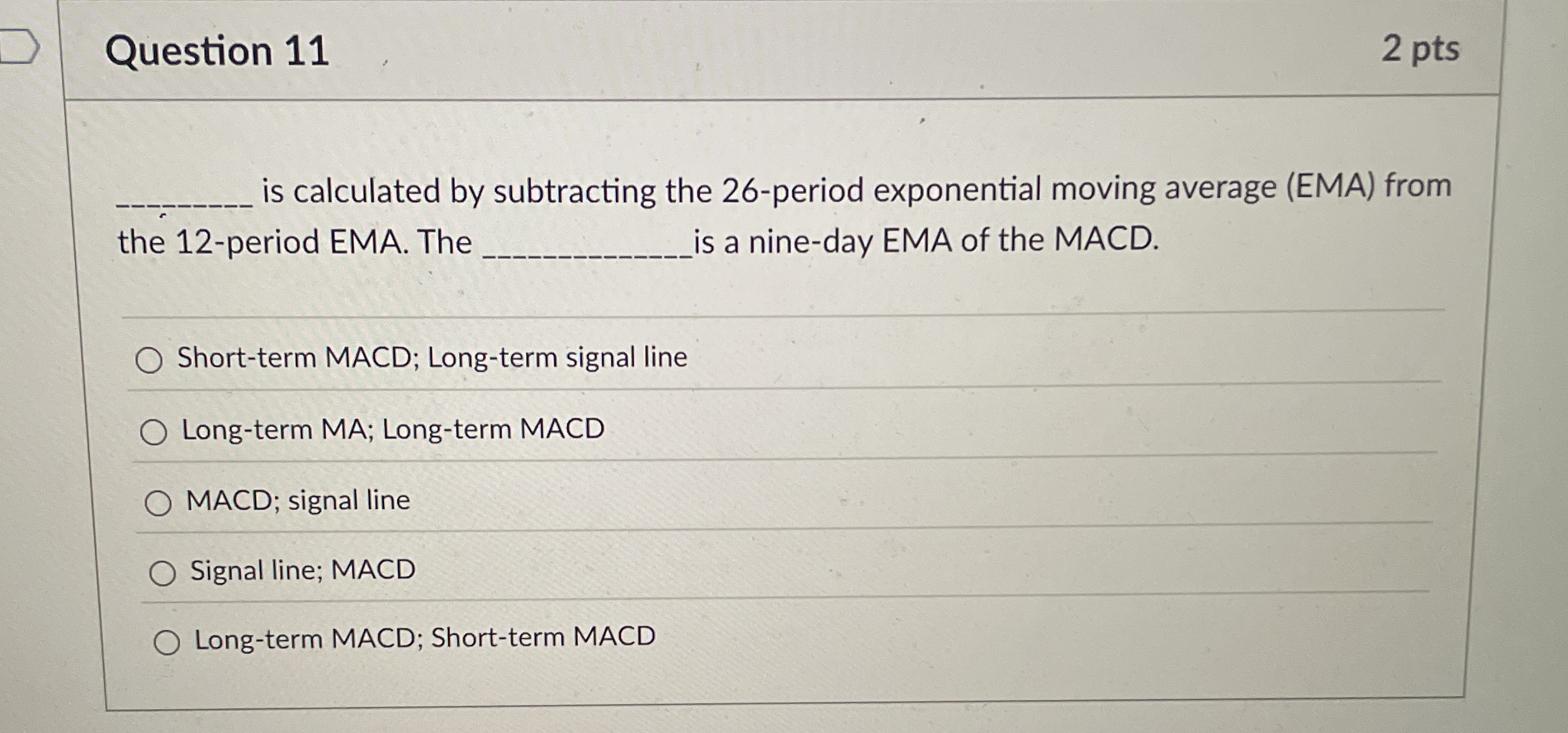 Solved Question 112 ﻿ptsq, ﻿is calculated by subtracting the | Chegg.com
