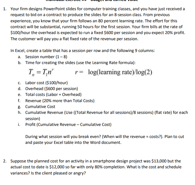 Solved Your firm designs PowerPoint slides for computer | Chegg.com