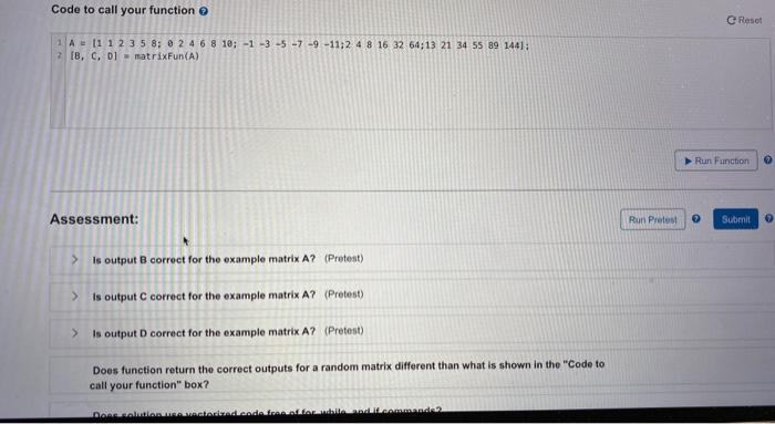 Solved Matrix Manipulations (relational addressing) My | Chegg.com