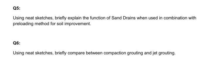 Solved Q5: Using neat sketches, briefly explain the function | Chegg.com