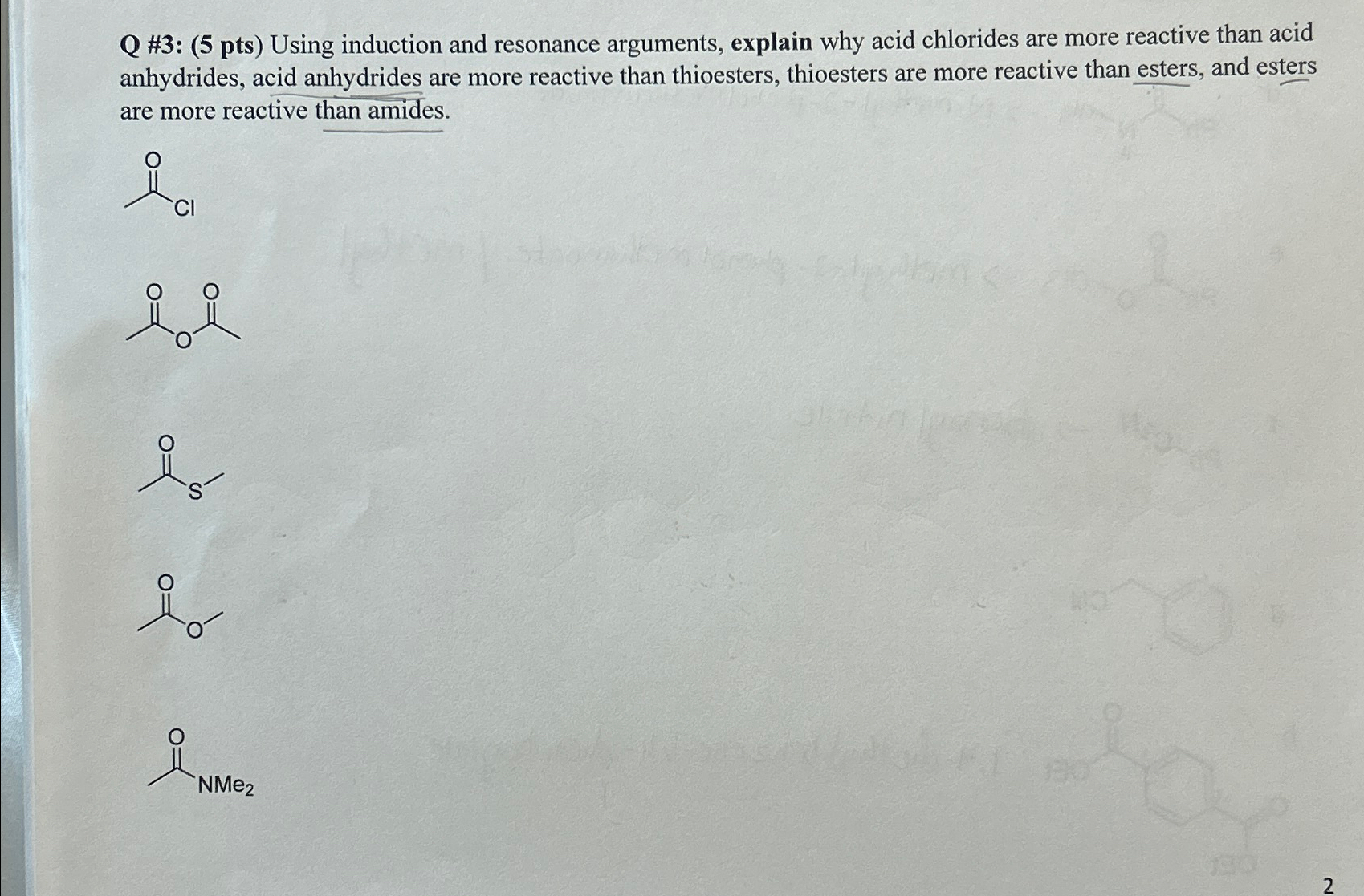 Solved Q #3: (5 ﻿pts) ﻿Using induction and resonance | Chegg.com