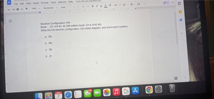 Solved Ltd > File Edit View Insert Format Tools Addons Help | Chegg.com