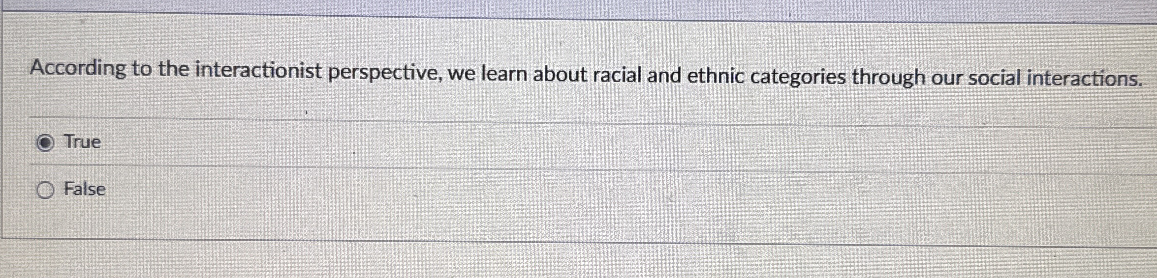 Solved According to the interactionist perspective, we learn | Chegg.com