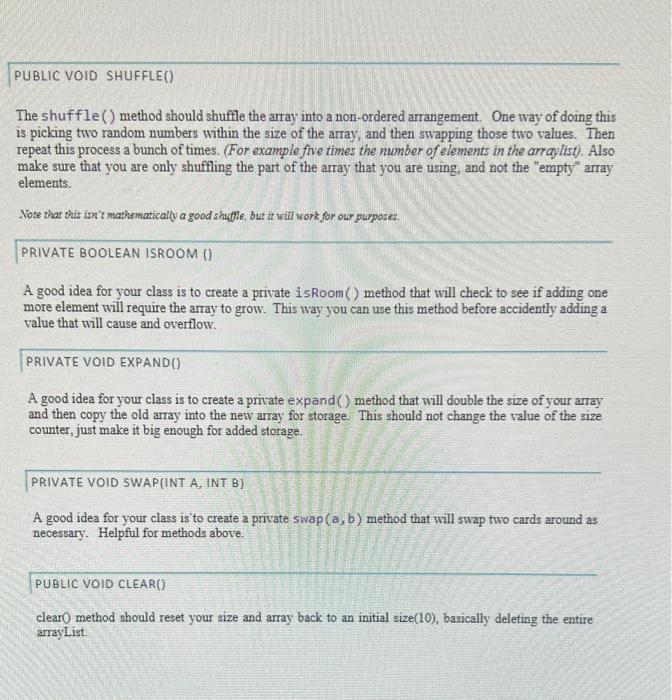 Solved CS145 - PROGRAMMING ASSIGNMENT CARD ARRAY LIST | Chegg.com