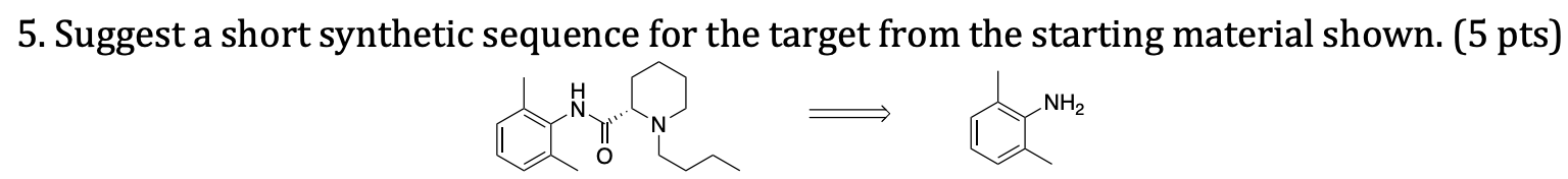 Solved Suggest a short synthetic sequence for the target | Chegg.com