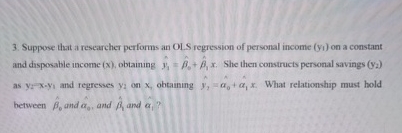 Solved Suppose that a researcher performs an OLS regression | Chegg.com