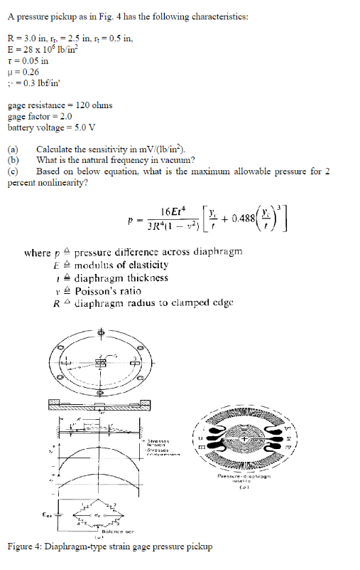 Solved For a liquid-filled transducer/tubing system, modify | Chegg.com