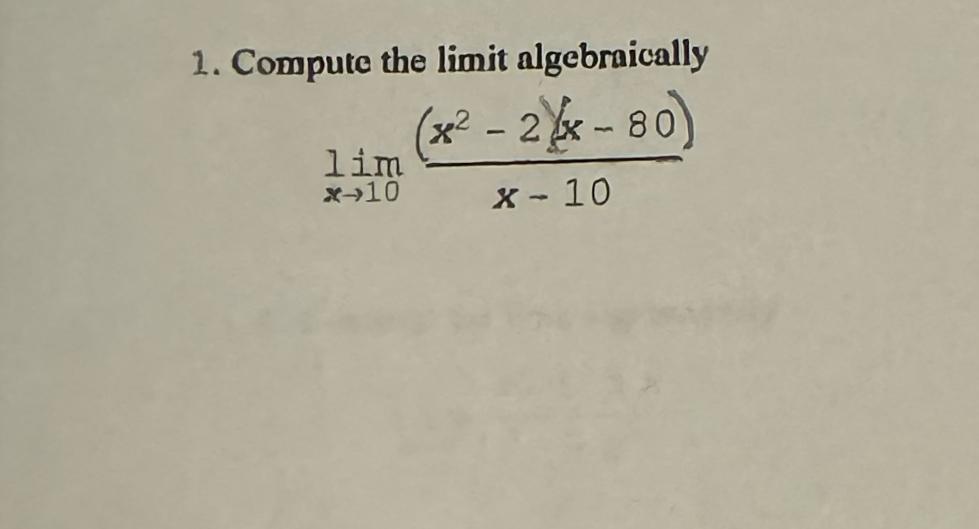 Solved Compute the limit | Chegg.com