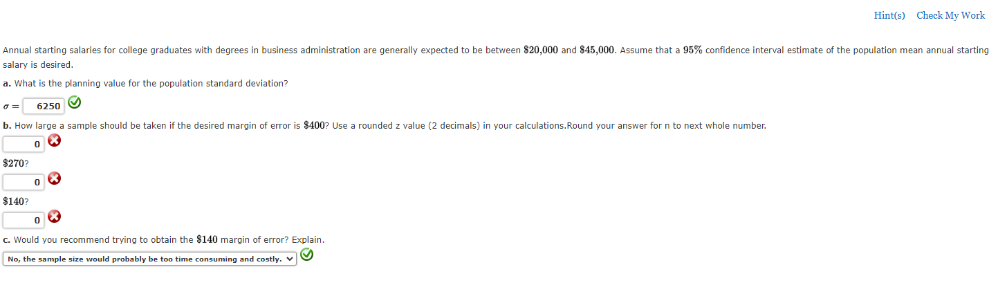 Solved Hint(s) ﻿Check My Worksalary is desiredAnnual | Chegg.com