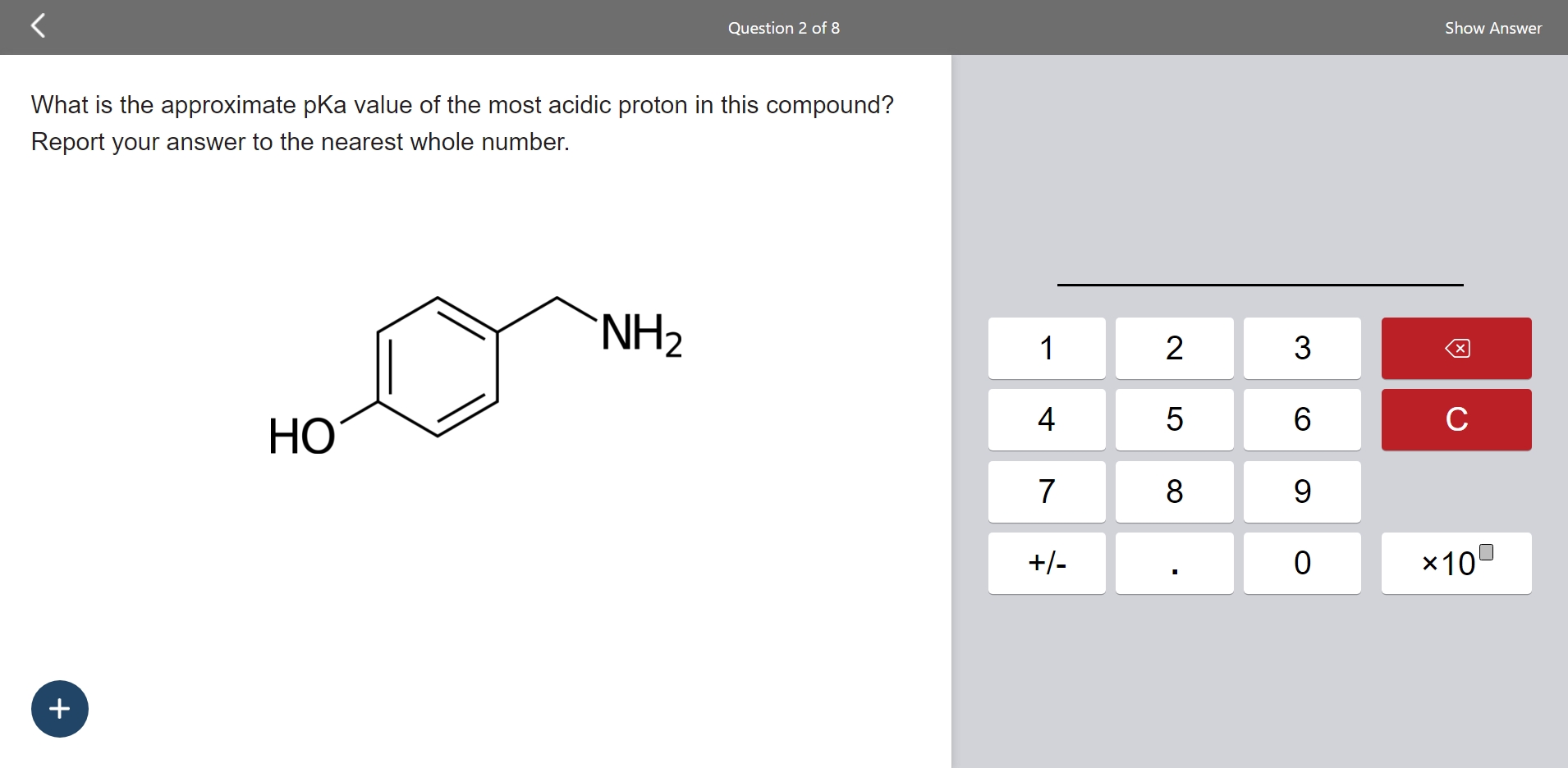 Solved What is ﻿the approximate pKa value of ﻿the most | Chegg.com