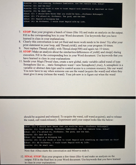 Solved Tasks 1. Create two classes, one that will contain | Chegg.com