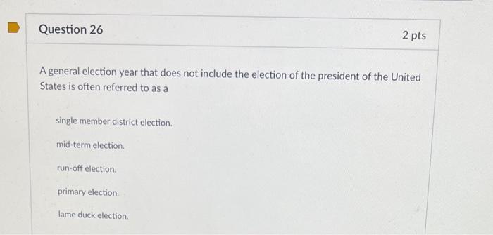 The prerequisites of a person to vote in US are that | Chegg.com