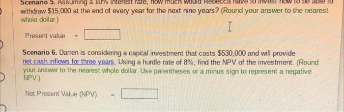 Solved Solve various time value of money scenarios. (Click | Chegg.com