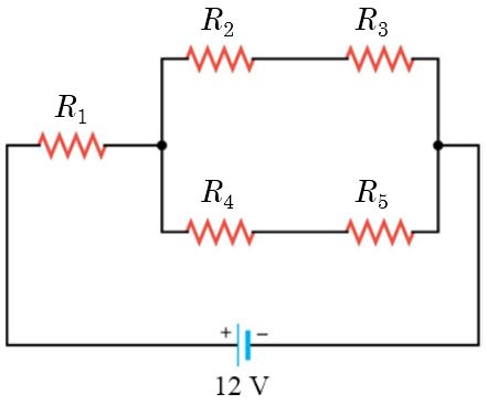 Solved The figure above shows a network of resistors | Chegg.com