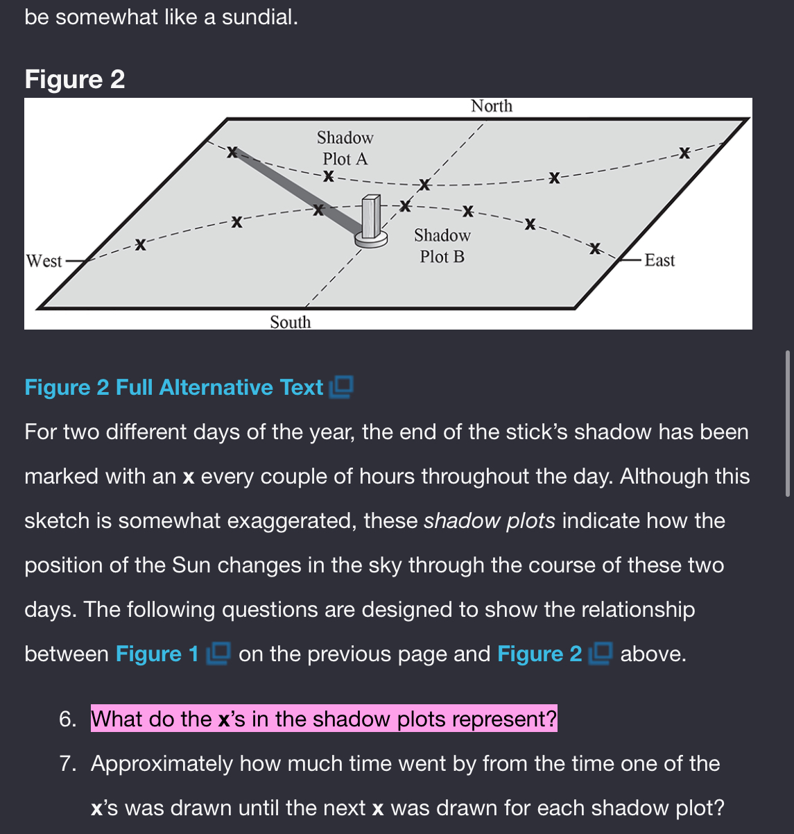 Solved be somewhat like a sundial.\\nFigure 2\\nFigure 2 | Chegg.com