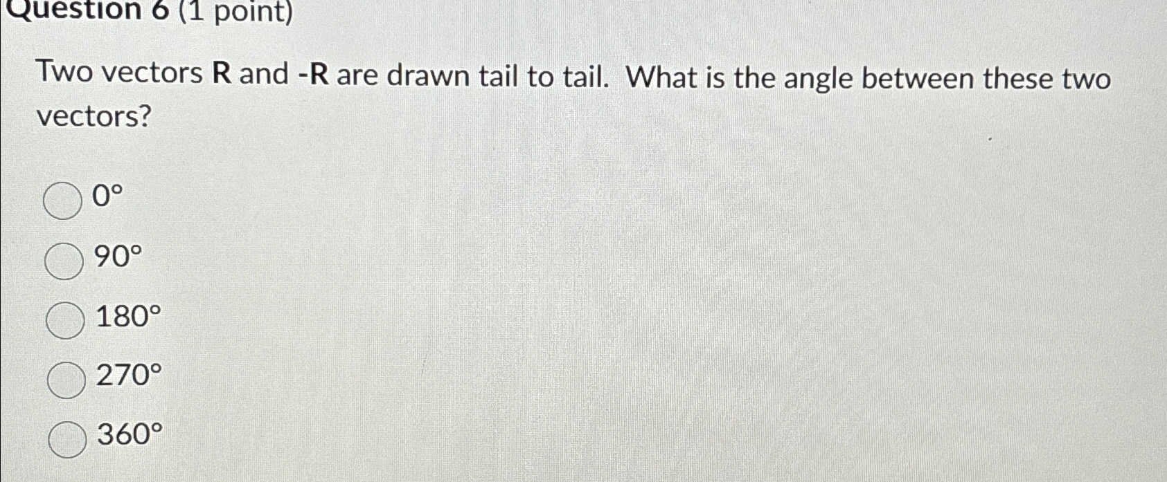 Solved Question 6 1 ﻿pointtwo Vectors R ﻿and R ﻿are Drawn