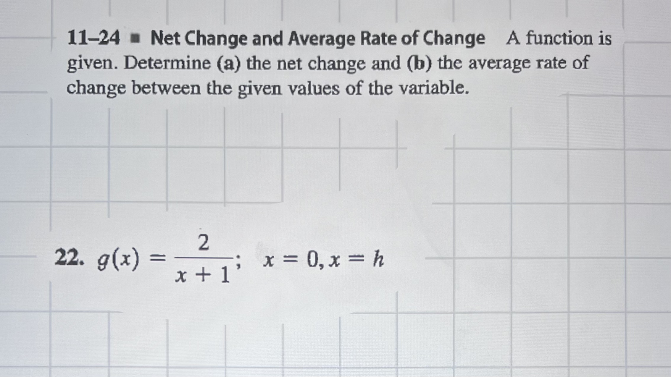 Solved 11-24 ÷ ﻿Net Change and Average Rate of Change A | Chegg.com