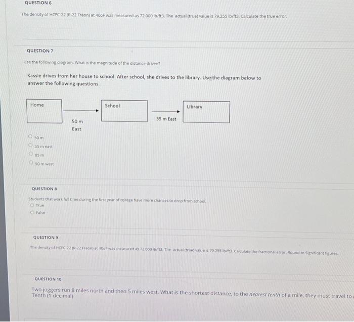Solved The density of HCFe.22 (R-22 freon) at 400 F was | Chegg.com