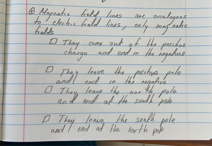 Solved to elechie held lines, only magnetic Magnetic field | Chegg.com