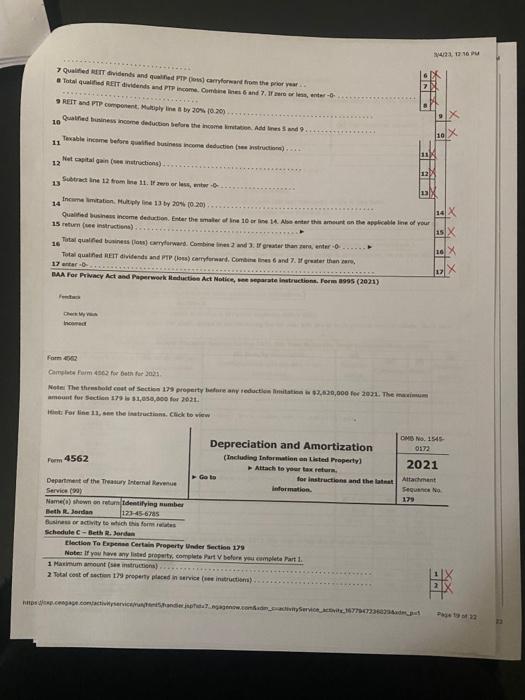 please complete form1049, schedule 1, schedule 2, | Chegg.com