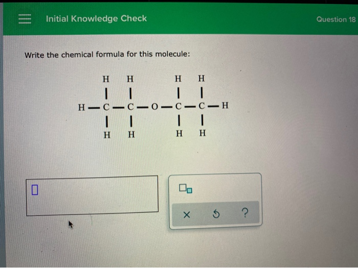 Solved Initial Knowledge Check Question 18 Write the | Chegg.com