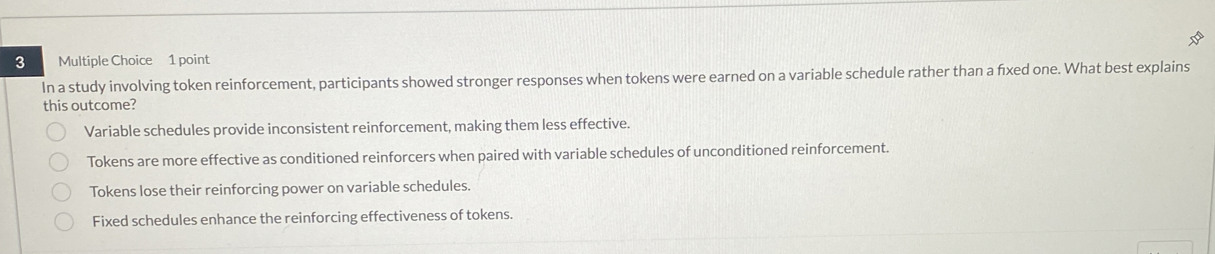 High Quality SOLUTION 3Multiple Choice 1 ﻿pointIn a study involving token | Chegg.com