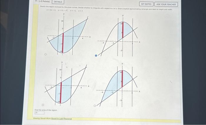 Solved 17. [-/2 Points] Sketch the region enclosed by the | Chegg.com