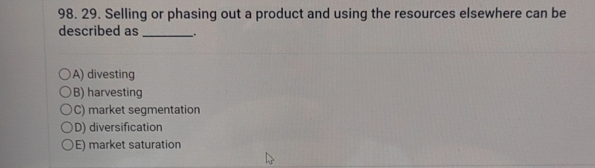 Solved Selling or phasing out a product and using the | Chegg.com