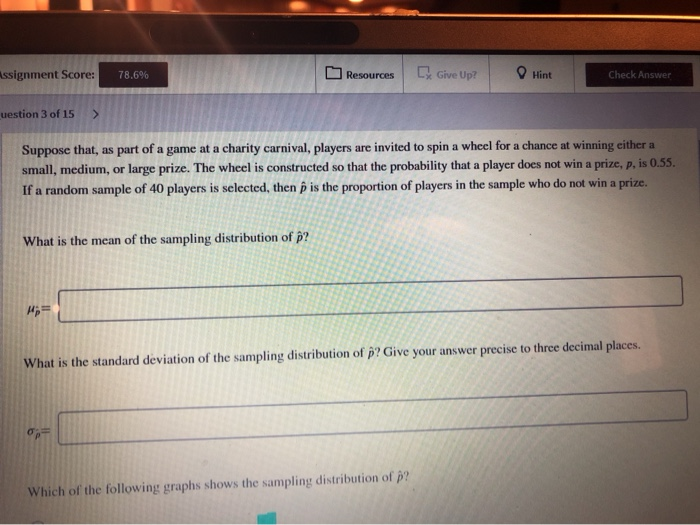 Solved Assignment Score: 78.6% Resources C Give Up? Hint | Chegg.com