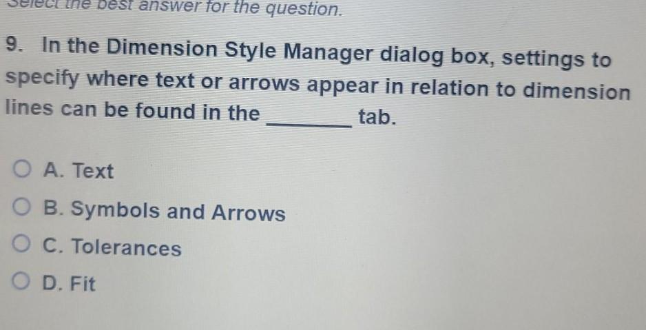 Solved Desi answer for the question. 9. In the Dimension | Chegg.com
