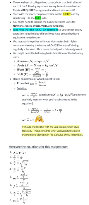 Solved • One one sheet of college-lined paper, show that | Chegg.com