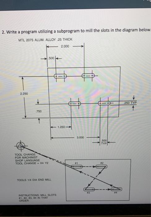 Solved 2. Write a program utilizing a subprogram to mill the | Chegg.com