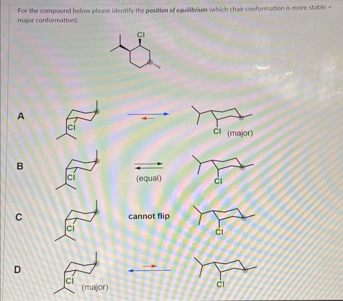 Solved For the compound below please identify the position | Chegg.com