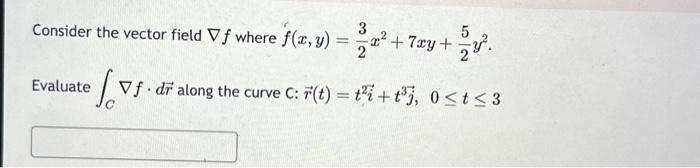 Solved Consider the vector field \\( \\nabla f \\) where \\( | Chegg.com