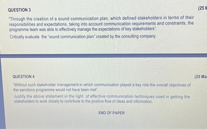 QUESTION 3 "Through the creation of a sound | Chegg.com